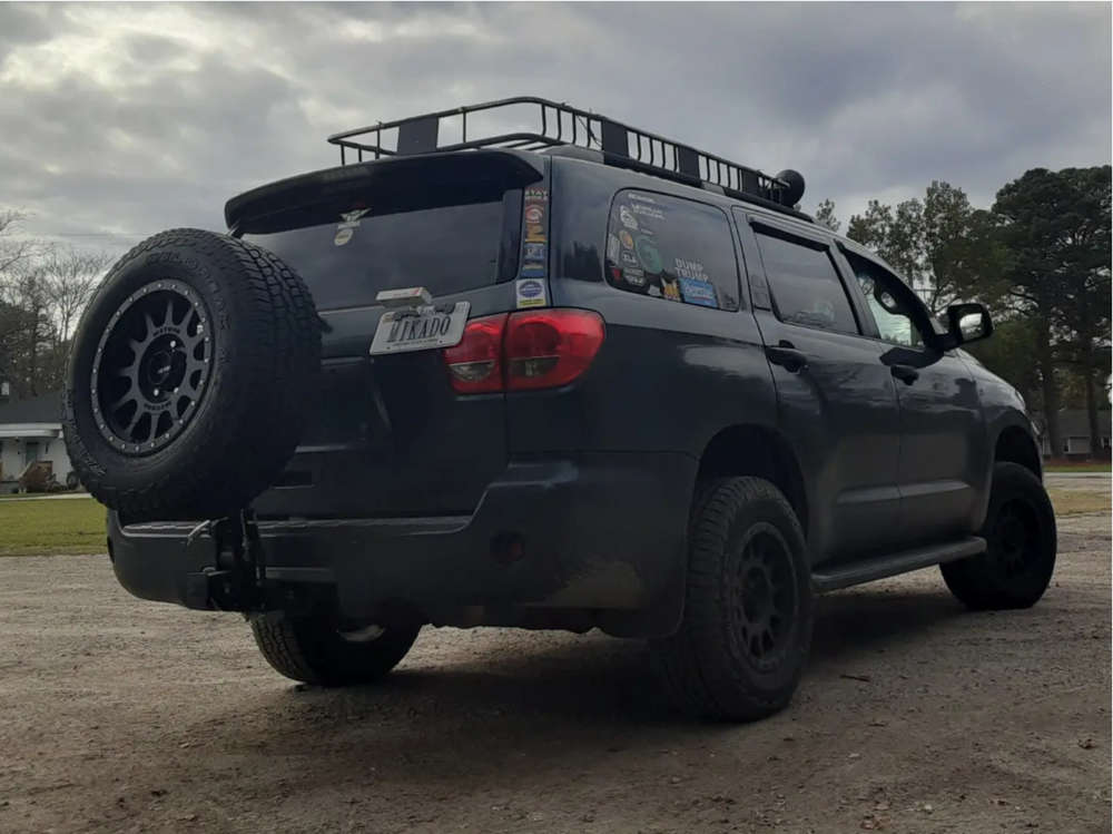 2008 Toyota Sequoia with 18x9 25 Method Mr305 and 275/70R18 Sumitomo ...