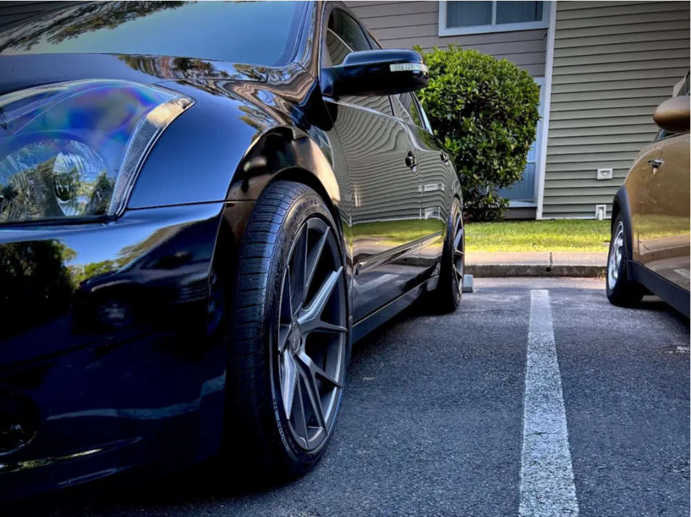 2011 Nissan Altima with 19x9.5 20 Verde V99 and 245/40R19 Goodyear ...