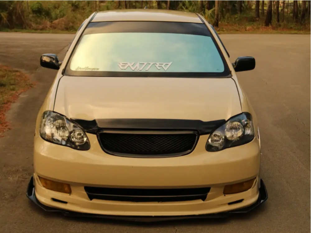 2005 Toyota Corolla with 18x9.5 25 VIP Modular VX-310 and 215/35R18 ...