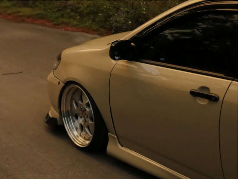 2005 Toyota Corolla with 18x9.5 25 VIP Modular VX-310 and 215/35R18 ...