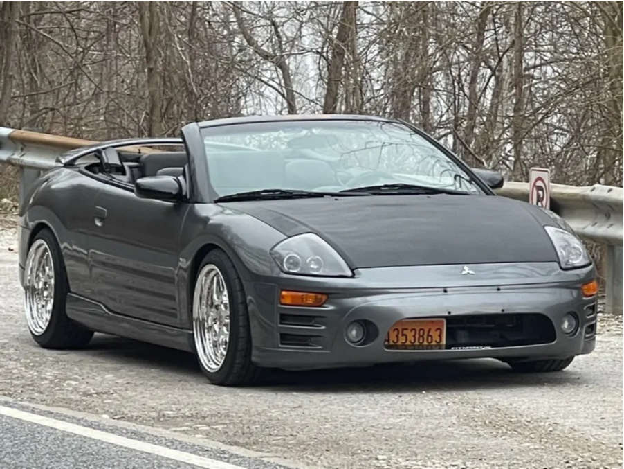 2003 Mitsubishi Eclipse with 18x8.5 35 Aodhan Ds01 and 215/45R18 ...