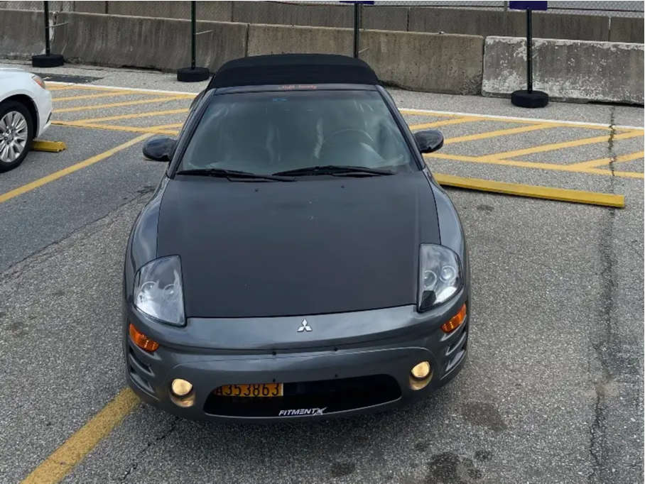 2003 Mitsubishi Eclipse with 18x8.5 35 Aodhan Ds01 and 215/45R18 ...