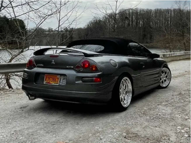 2003 Mitsubishi Eclipse with 18x8.5 35 Aodhan Ds01 and 215/45R18 ...