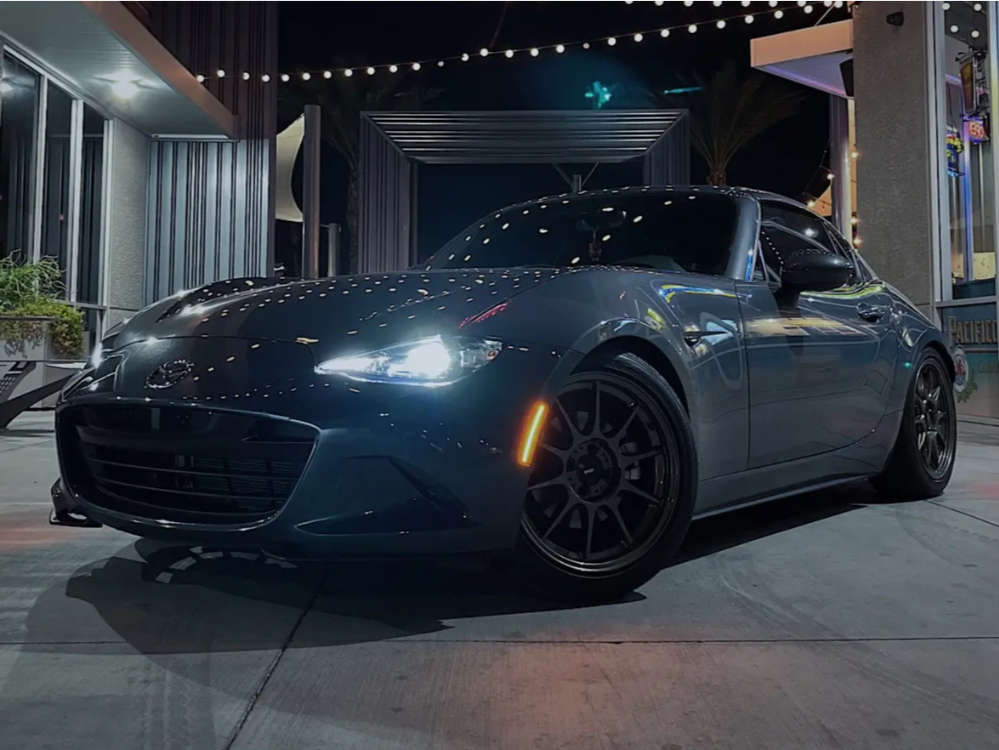 2020 Mazda MX-5 Miata with 17x8 45 Konig Dekagram and 215/45R17 Toyo ...