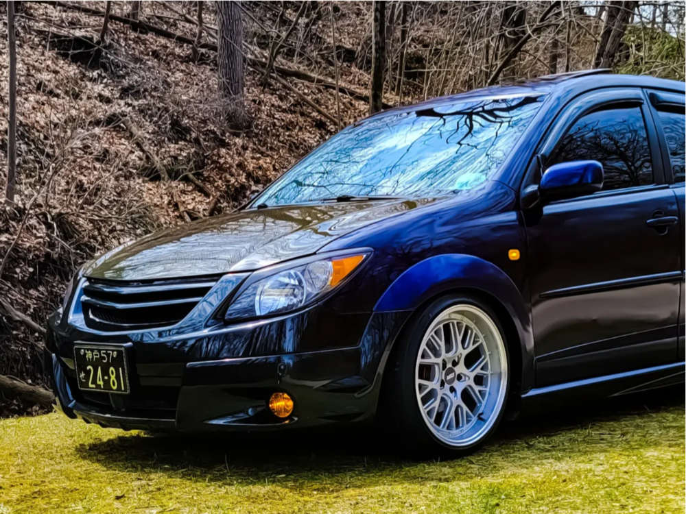 2004 Pontiac Vibe with 18x9.5 22 ESR Cs11 and 225/40R18 Nitto Neo Gen ...