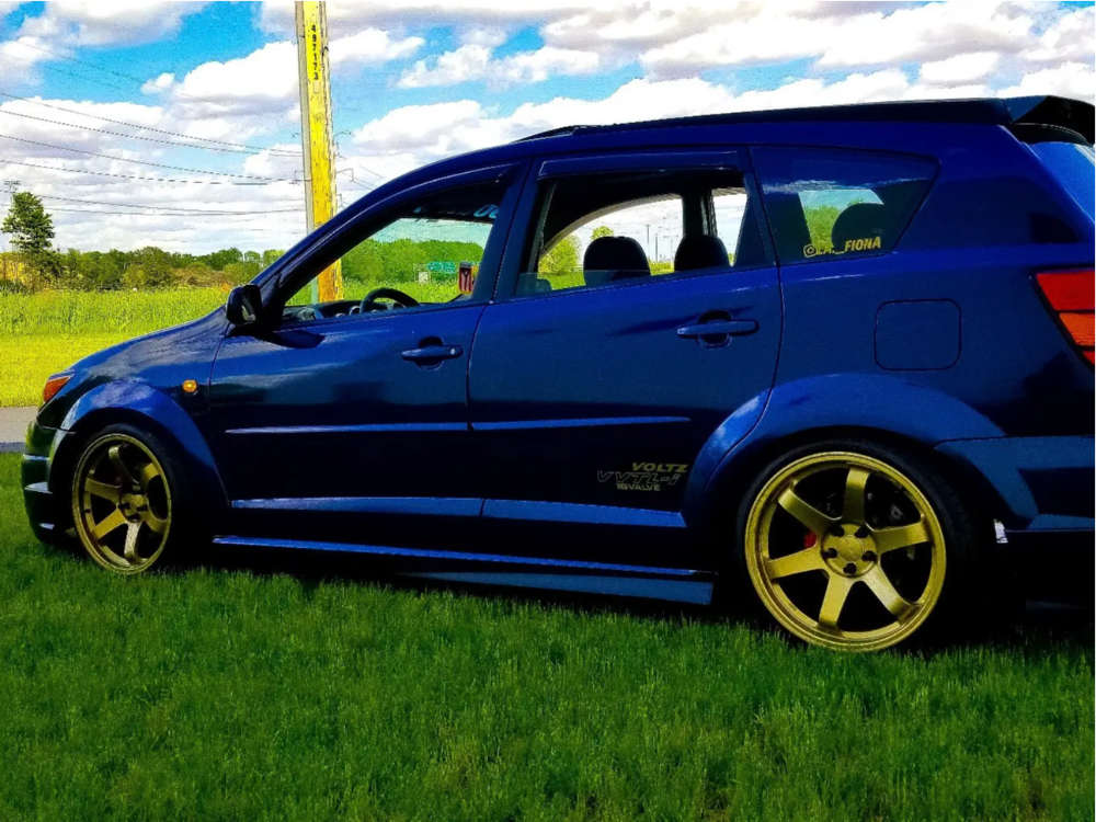 2004 Pontiac Vibe with 18x9.5 38 Rota Grid and 225/40R18 Zeetex Hp1000 ...