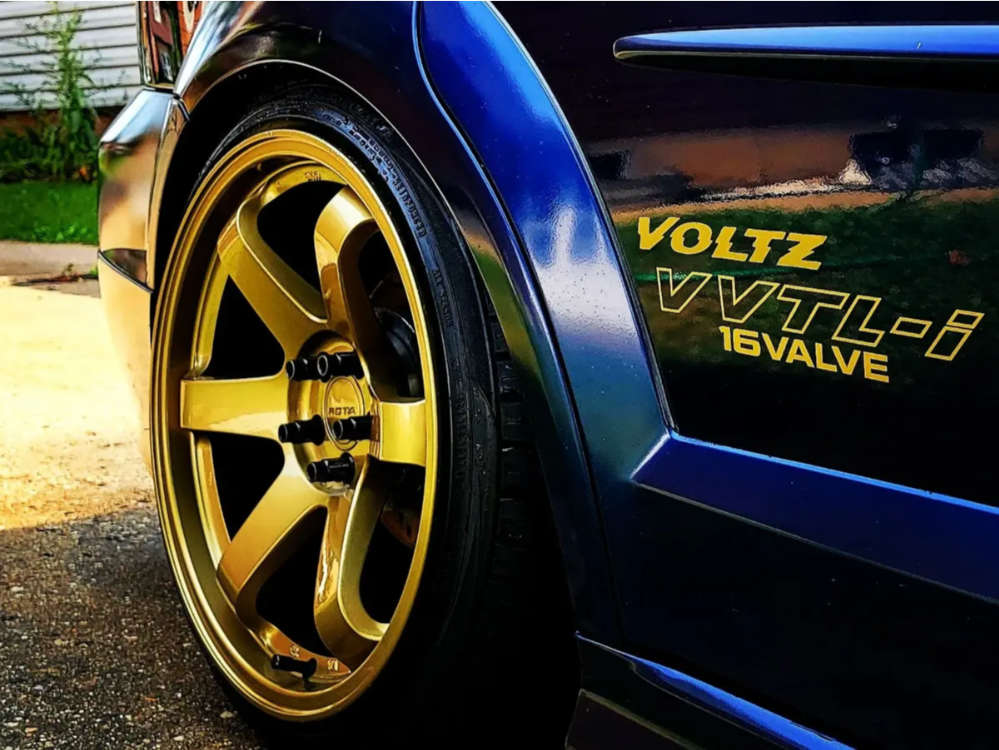 2004 Pontiac Vibe with 18x9.5 38 Rota Grid and 225/40R18 Zeetex Hp1000 ...