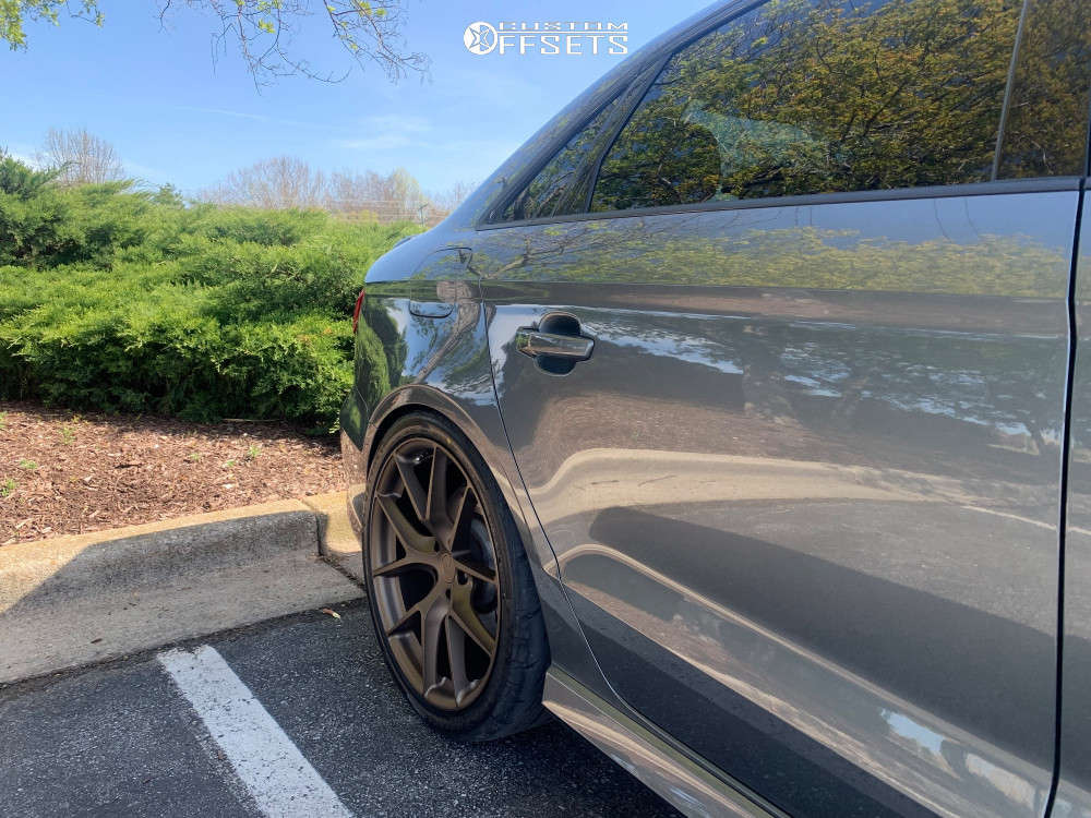 2016 Audi S3 with 19x8.5 35 Aodhan Aff7 and 255/35R19 Firestone ...