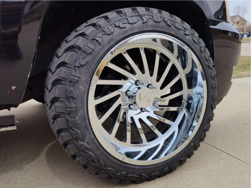 2010 Cadillac Escalade ESV with 22x12 -51 ARKON OFF-ROAD Caesar and 33/ ...