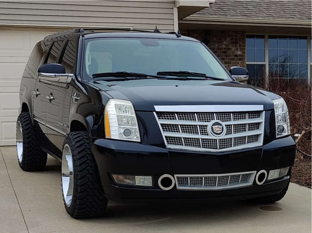 2010 Cadillac Escalade ESV with 22x12 -51 ARKON OFF-ROAD Caesar and 33/ ...