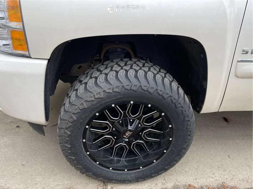 2011 Chevrolet Silverado 1500 with 20x10 -19 Hardrock Commander and 33/ ...