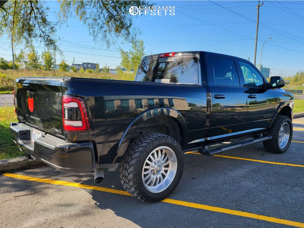 2019 Ram 2500 with 22x10 0 Cali Offroad Summit 9110 and 325/50R22 AMP ...