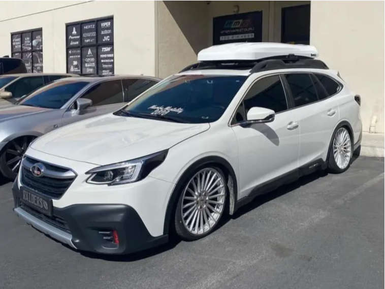 2020 Subaru Outback with 20x8.5 40 TSW Turbina and 245/35R20 Nitto ...