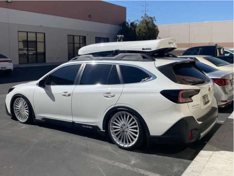 2020 Subaru Outback with 20x8.5 40 TSW Turbina and 245/35R20 Nitto ...