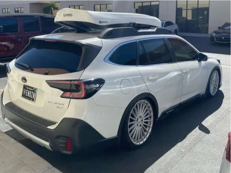 2020 Subaru Outback with 20x8.5 40 TSW Turbina and 245/35R20 Nitto ...