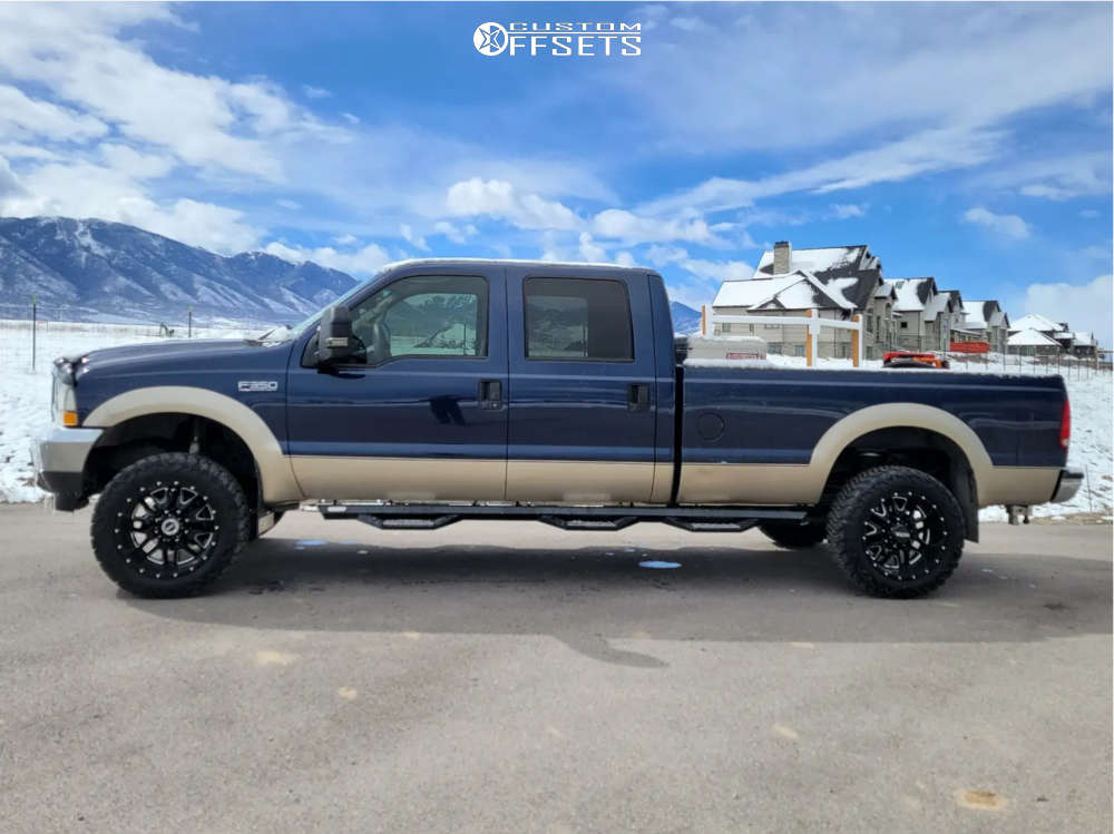 2002 Ford F-350 Super Duty with 20x10 -25 Ultra Hunter and 295/55R20 ...
