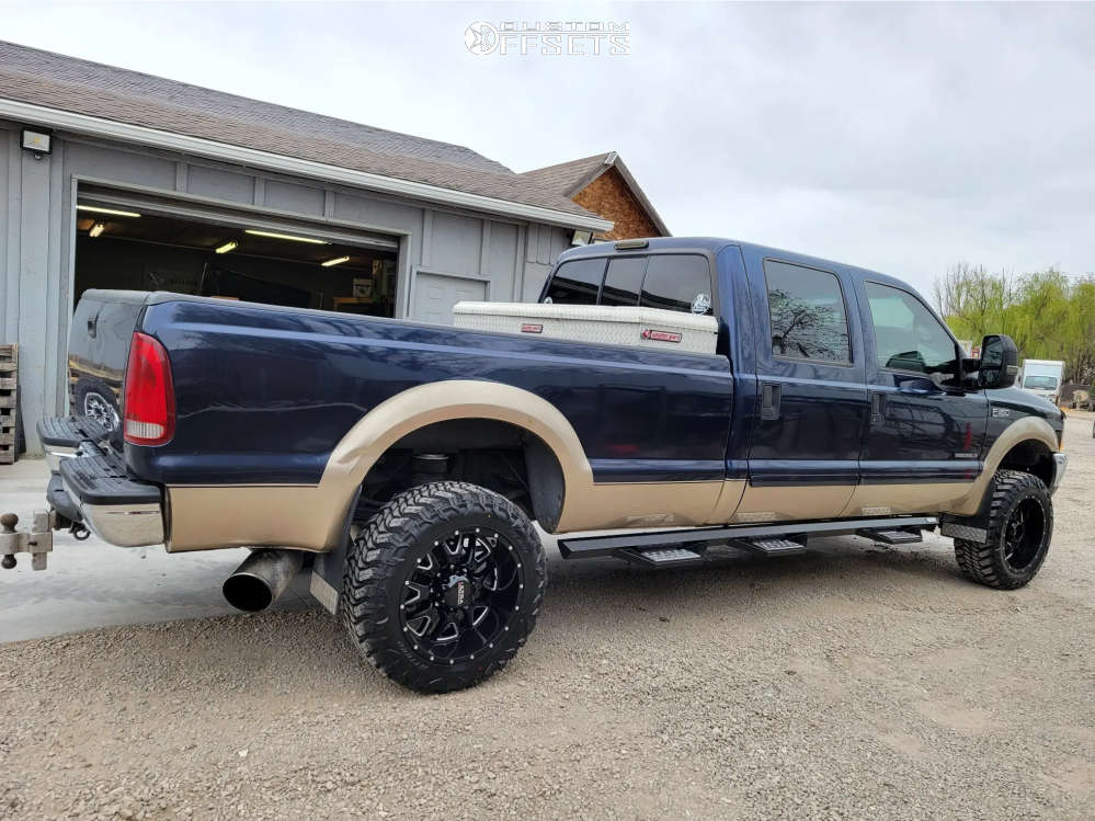 2002 Ford F-350 Super Duty with 20x10 -25 Ultra Hunter and 295/55R20 ...