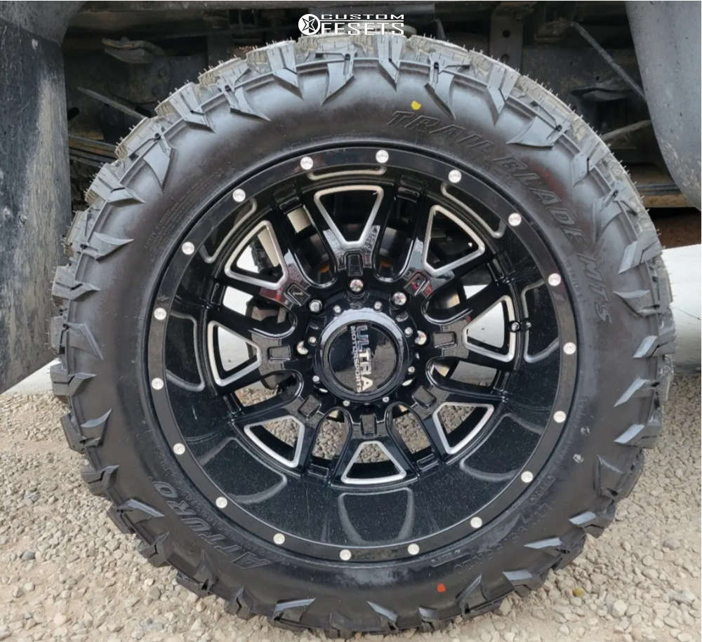 2002 Ford F-350 Super Duty with 20x10 -25 Ultra Hunter and 295/55R20 ...