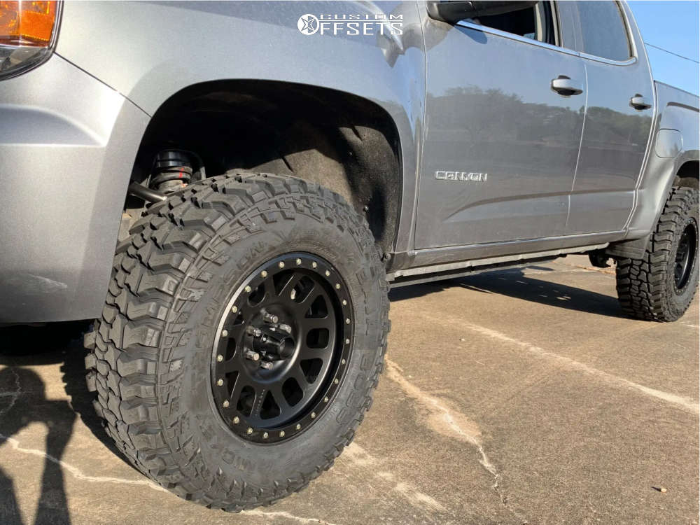 2018 GMC Canyon with 17x8.5 0 Method Mesh and 285/70R17 Mickey Thompson Baja Boss Mt and ...