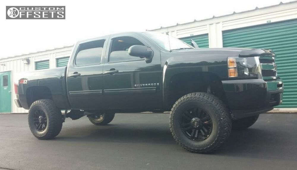 2009 Chevrolet Silverado 1500 with 20x9 0 MB Wheels Tko and 305/70R20 ...