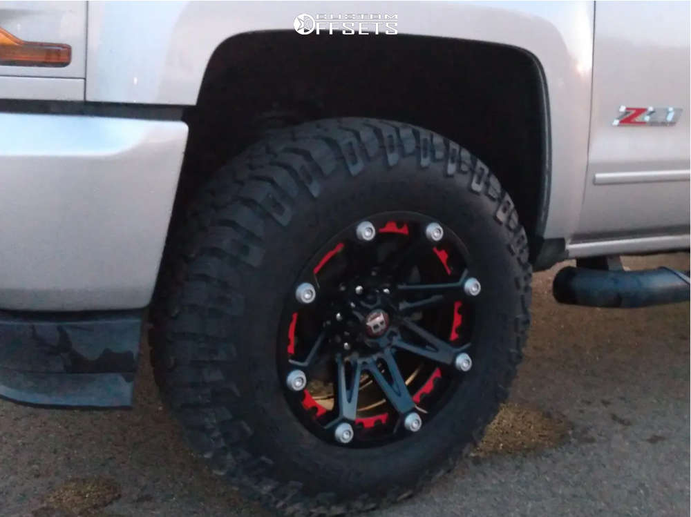 2019 Chevrolet Silverado 1500 LD with 17x9 -12 Ballistic Jester and 285 ...