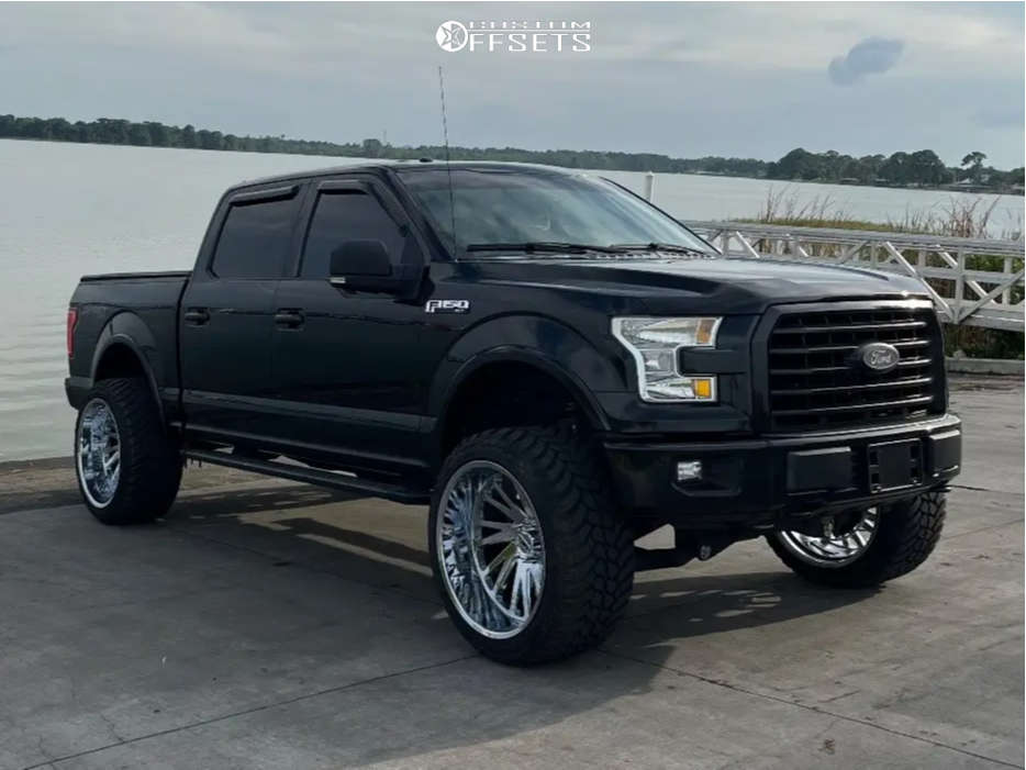 2015 Ford F-150 with 24x14 -72 Tuff T2a and 35/13.5R24 AMP Mud Terrain ...