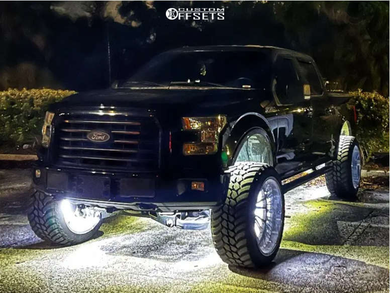 2015 Ford F-150 with 24x14 -72 Tuff T2a and 35/13.5R24 AMP Mud Terrain ...