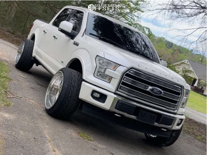 2017 Ford F-150 with 24x14 -76 HD-PRO Forged Chnook and 305/35R24 Toyo ...