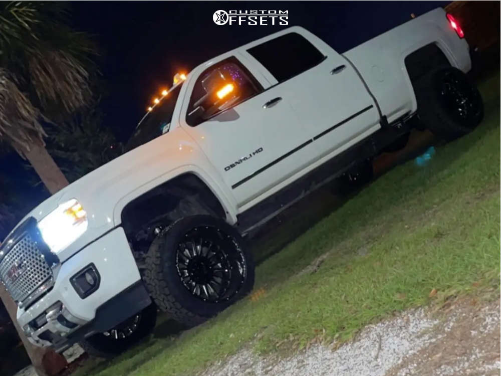 2016 GMC Sierra 2500 HD with 22x12 -44 Weld Off-Road Scorch and 33/12 ...