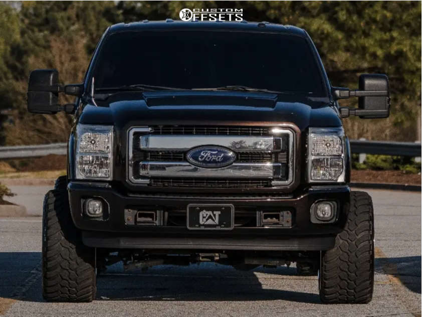 2013 Ford F-250 Super Duty with 24x14 -76 Hostile Vulcan and 33/13.5R24 ...