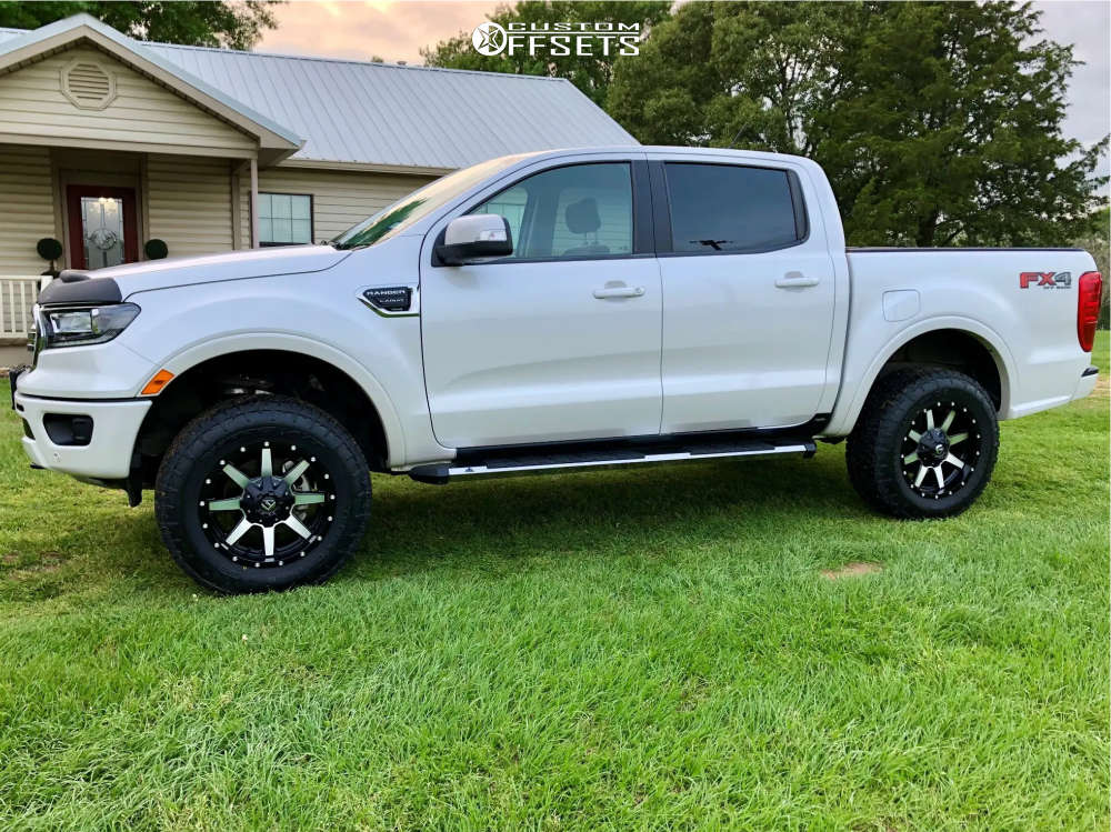 2019 Ford Ranger with 18x9 20 Fuel Maverick D537 and 265/65R18 Nitto ...