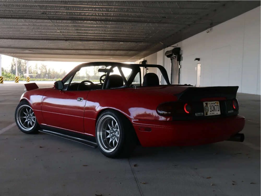 1991 Mazda Miata with 15x8 -0 MST Mt11 and 195/45R15 Linglong Lion ...
