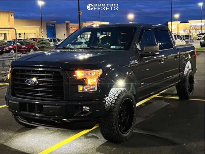 2016 Ford F-150 with 20x10 -25 Vision Rocker and 33/12.5R20 BFGoodrich ...