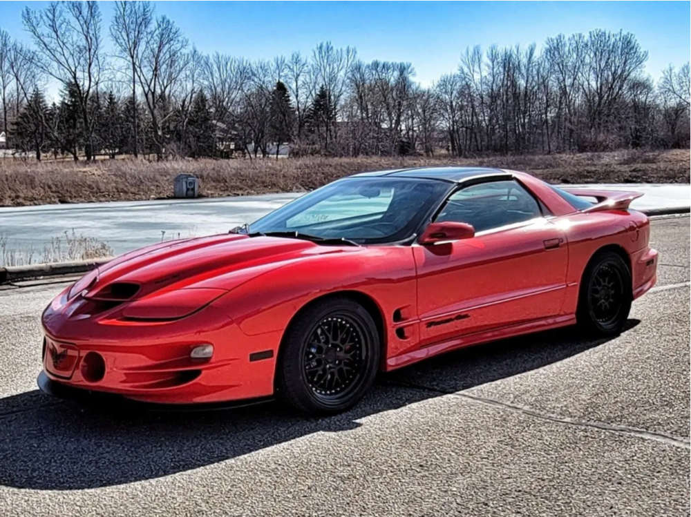 2001 Pontiac Firebird with 18x9.5 35 Aodhan Ah02 and 275/35R18 Vercelli ...