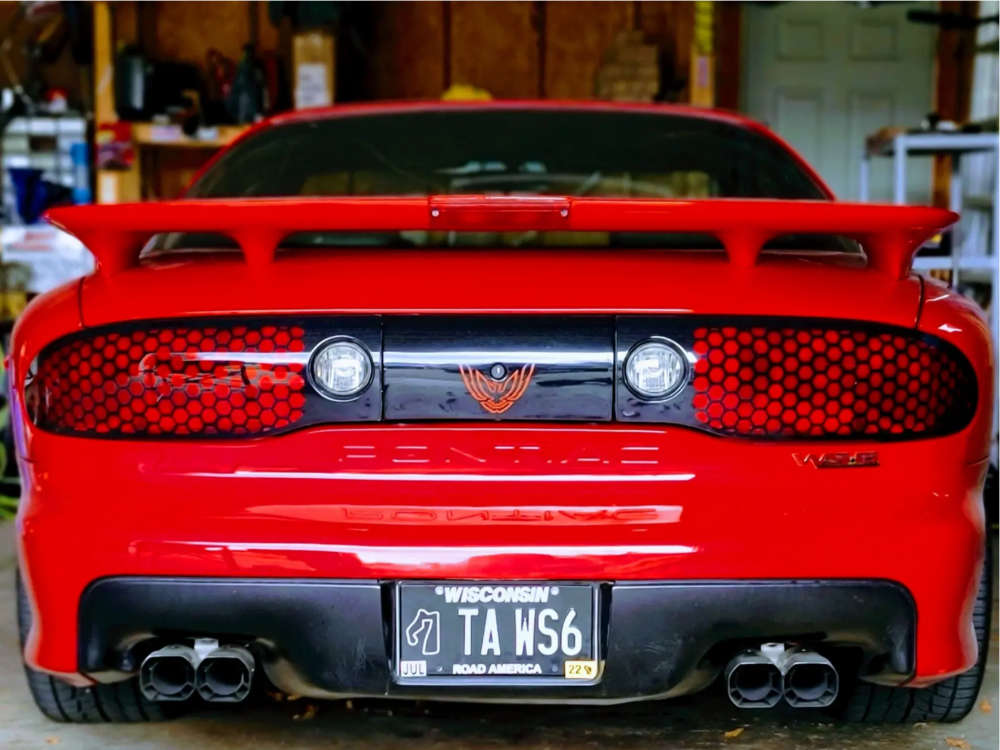 2001 Pontiac Firebird with 18x9.5 35 Aodhan Ah02 and 275/35R18 Vercelli ...
