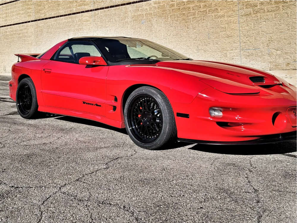 2001 Pontiac Firebird with 18x9.5 35 Aodhan Ah02 and 275/35R18 Vercelli ...