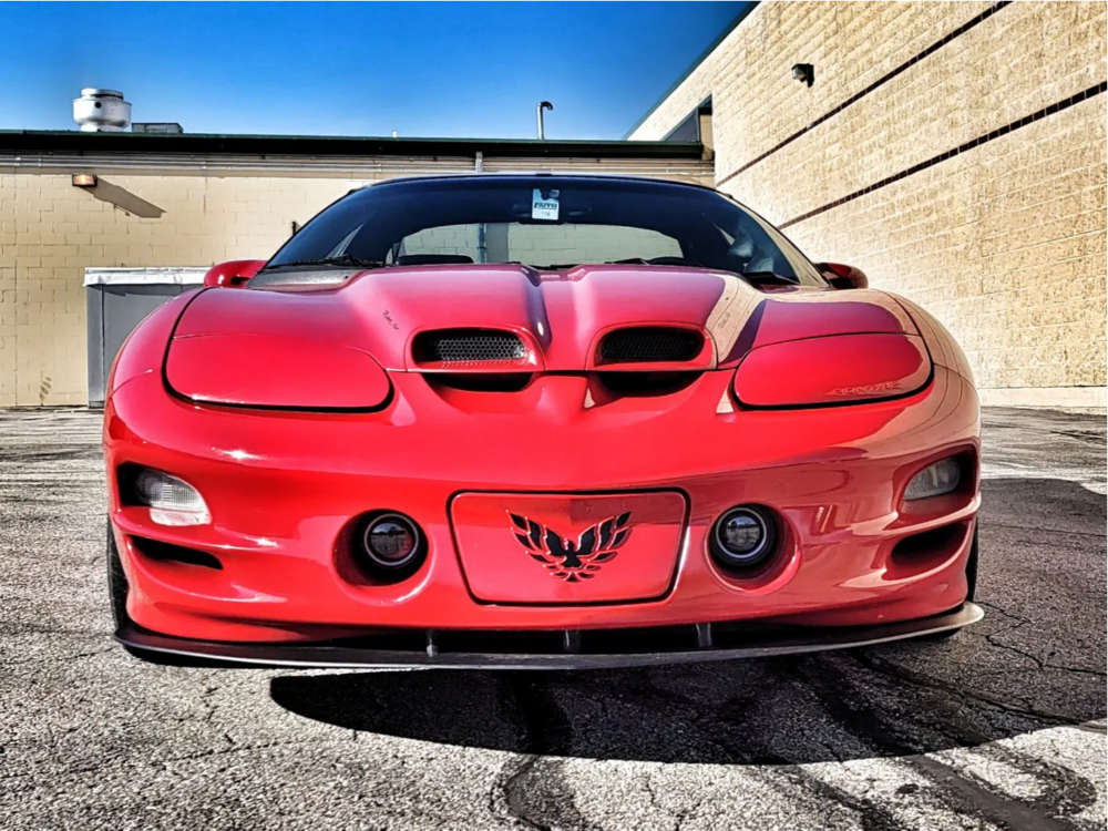 2001 Pontiac Firebird with 18x9.5 35 Aodhan Ah02 and 275/35R18 Vercelli ...