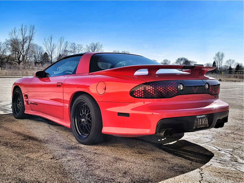 2001 Pontiac Firebird with 18x9.5 35 Aodhan Ah02 and 275/35R18 Vercelli ...