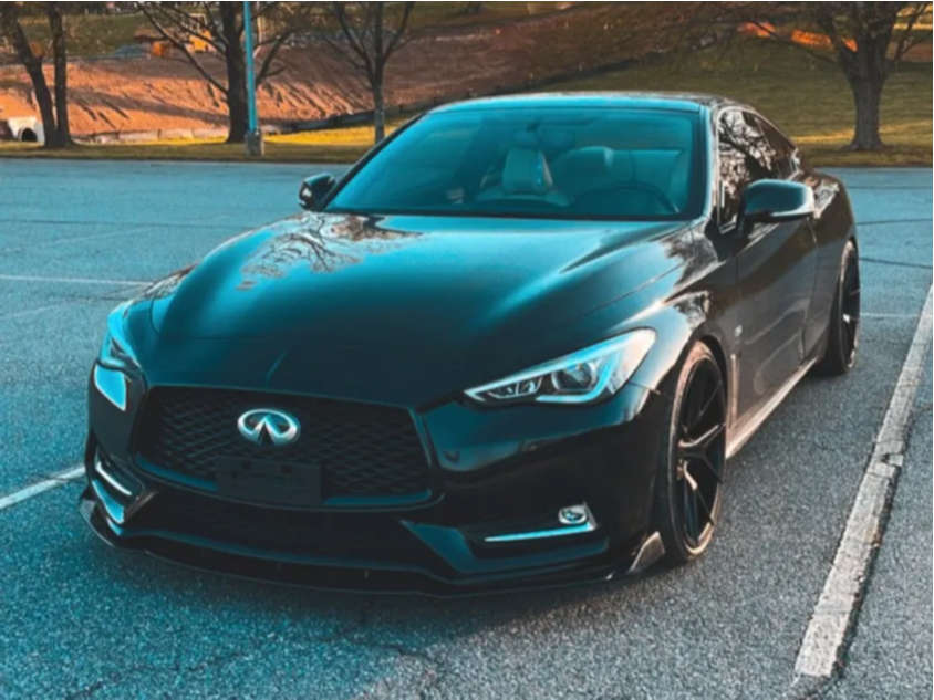 2017 INFINITI Q60 with 20x10.5 25 Verde Axis and 275/30R20 Pantera ...
