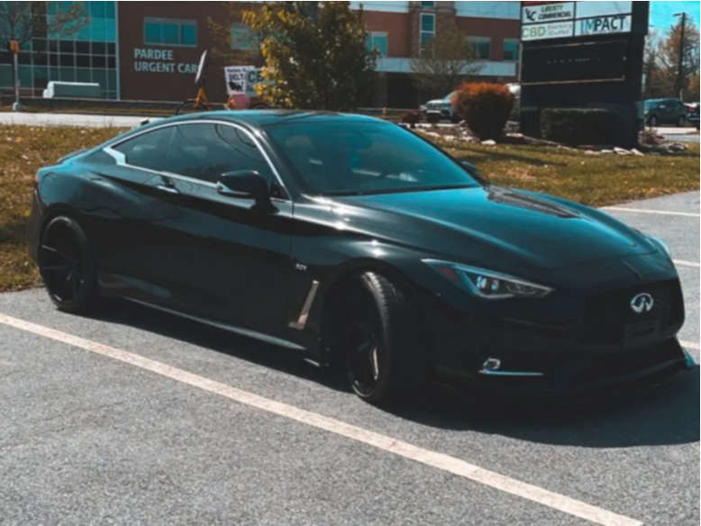 2017 INFINITI Q60 with 20x10.5 25 Verde Axis and 275/30R20 Pantera ...