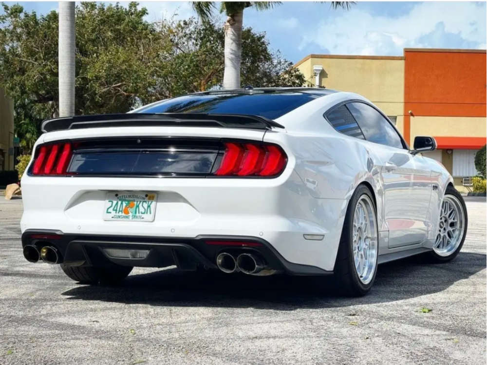2018 Ford Mustang with 19x10 35 ESR Cr1 and 285/35R19 Firestone ...