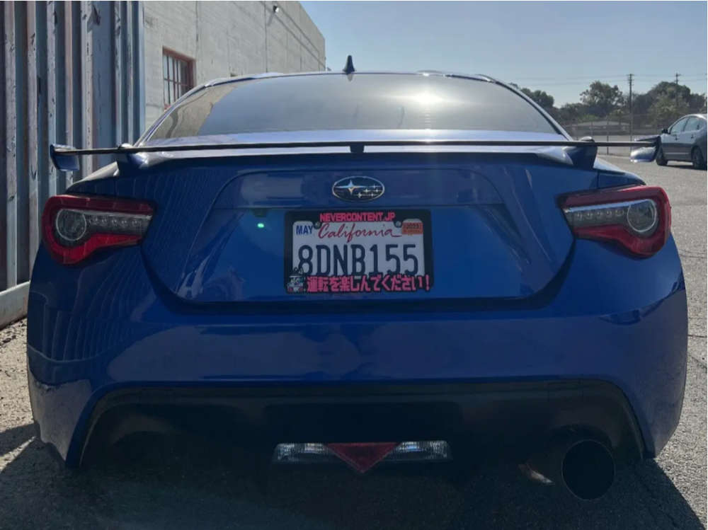 2017 Subaru BRZ with 17x9 38 Gram Lights 57cr and 245/40R17 Dunlop ...