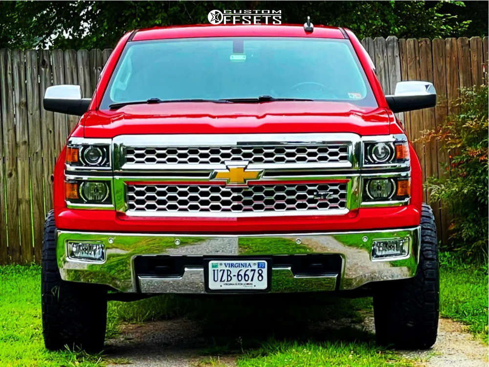 2015 Chevrolet Silverado 1500 with 22x12 -44 Axe Offroad Ax2.1 and 33/ ...