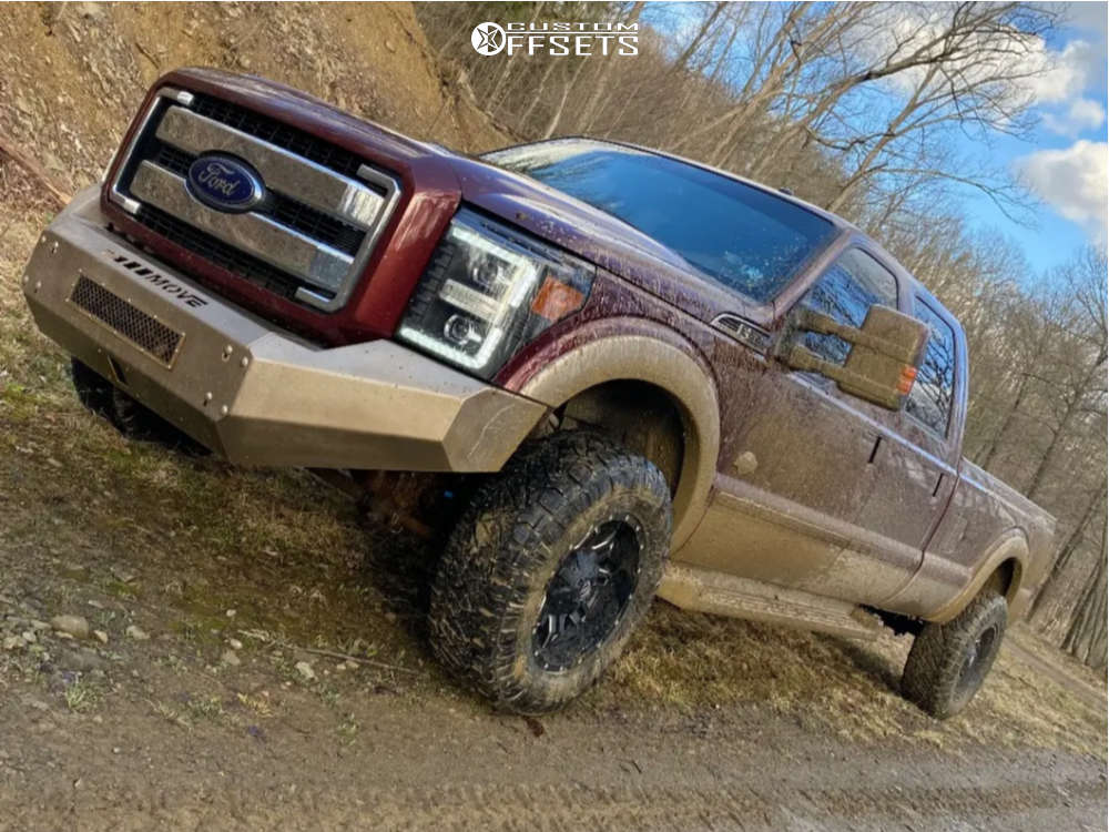 2012 Ford F-250 Super Duty with 18x9 -12 Fuel Lethal and 275/70R18 ...