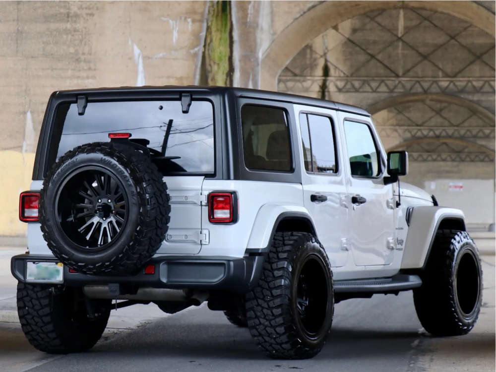 2019 Jeep Wrangler with 20x12 -44 V-Rock Anvil and 35/12.5R20 ...