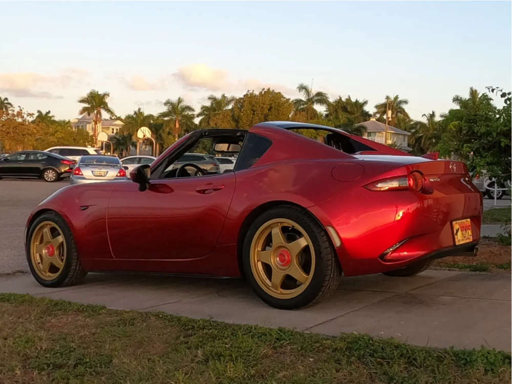 2020 Mazda MX-5 Miata with 17x7.5 43 Fifteen52 Chicane and 225/50R17 ...