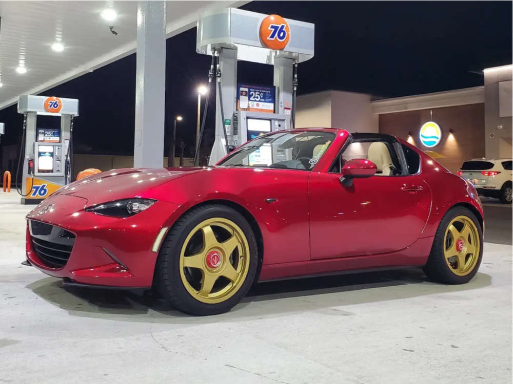 2020 Mazda MX-5 Miata with 17x7.5 43 Fifteen52 Chicane and 225/50R17 ...