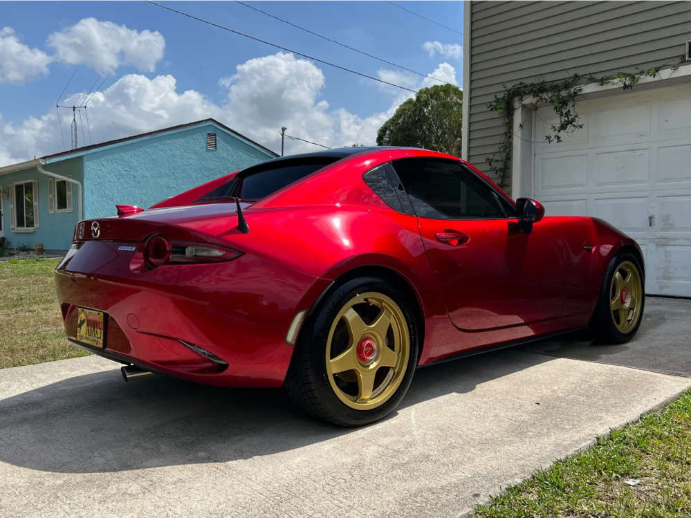 2020 Mazda MX-5 Miata with 17x7.5 43 Fifteen52 Chicane and 225/50R17 ...