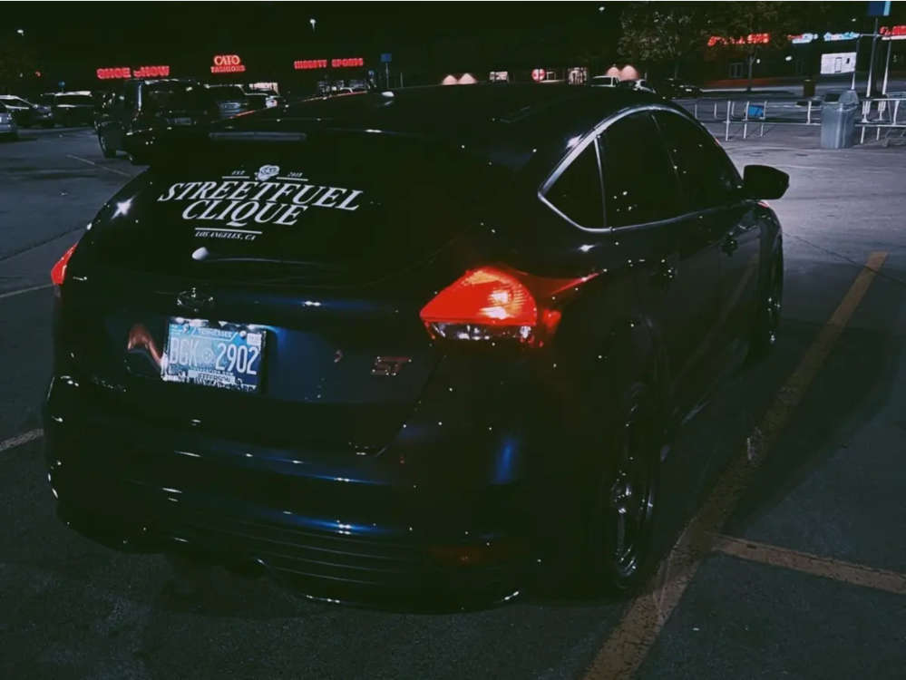 2016 Ford Focus with 18x8.5 35 Kansei Knp and 265/35R18 Achilles Atr ...