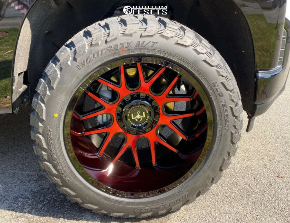 2021 Chevrolet Silverado 1500 with 20x12 -44 Motiv Offroad Magnus and ...